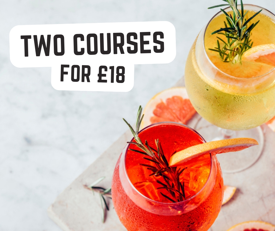 2 Courses for £18: Tues to Thur Evenings - The Horseshoes